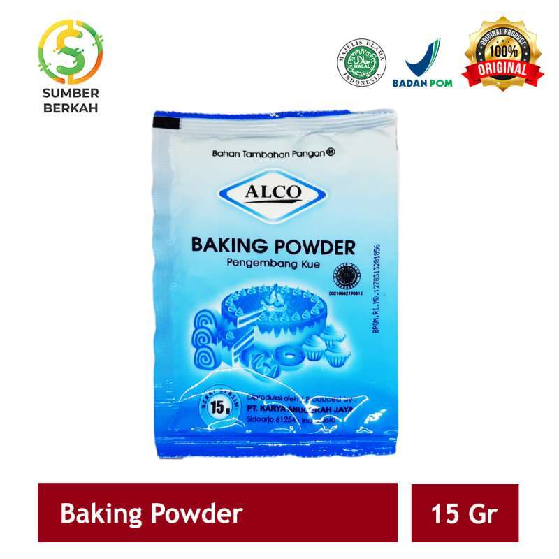 Jual Baking Powder Pengembang Kue ALCO 15 g Biru di Seller Tobaku ...