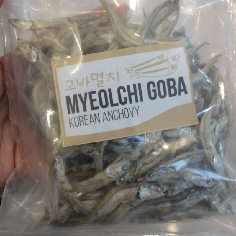 Jual korean dried anchovies myeolchi 100 gram (dasi / goba) ikan teri ...
