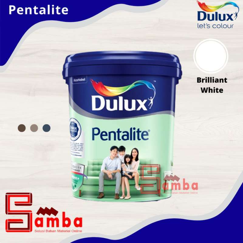 Jual Dulux Pentalite Brilliant White 20 Ltr / Cat Tembok Interior di ... Jual Dulux Pentalite Brilliant White 20 Ltr / Cat Tembok Interior di ...