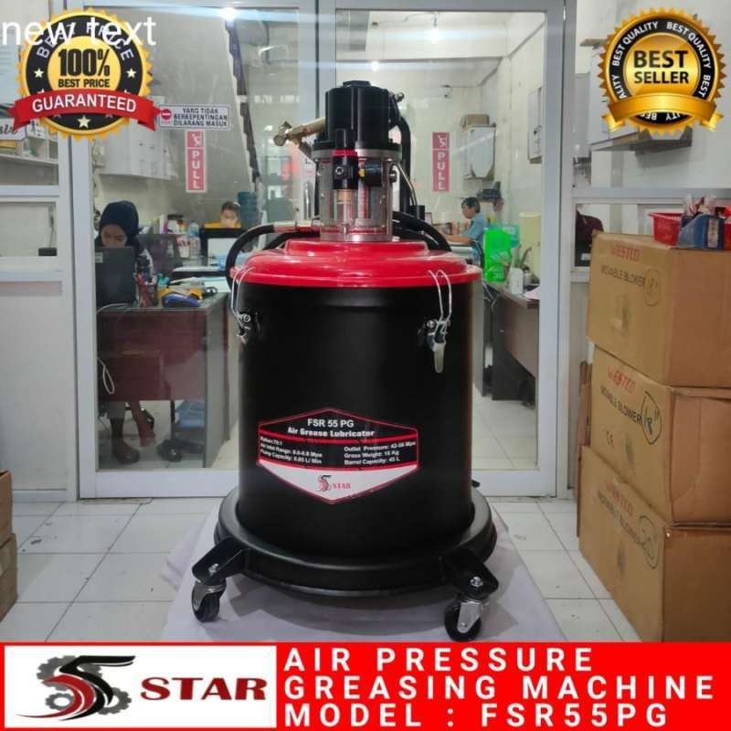 Jual Lubricator Pompa Gemuk angin - Air Grease Injector Pump 45 L di ...