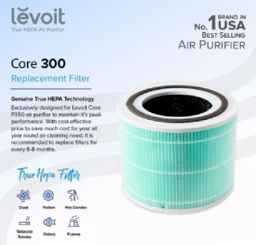 Jual [ORIGINAL] Levoit Core 300 Air Purifier Replacement Filter Toxin ...