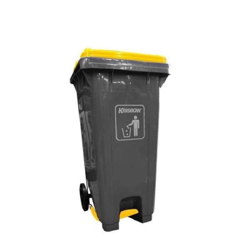 Jual Krisbow tempat sampah 120 Liter outdoor/tong sampah - Biru di ...
