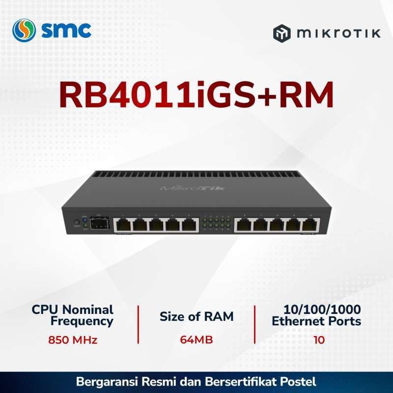 Jual MikroTik RB4011iGS+RM di Seller sinarmitracendekia - Kota Jakarta ...