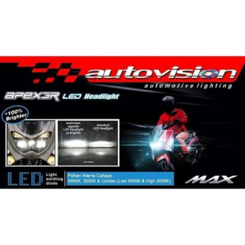 Jual Autovision Led Headlamp Yamaha Nmax Lampu Utama Led Nmax V2 Combo ...