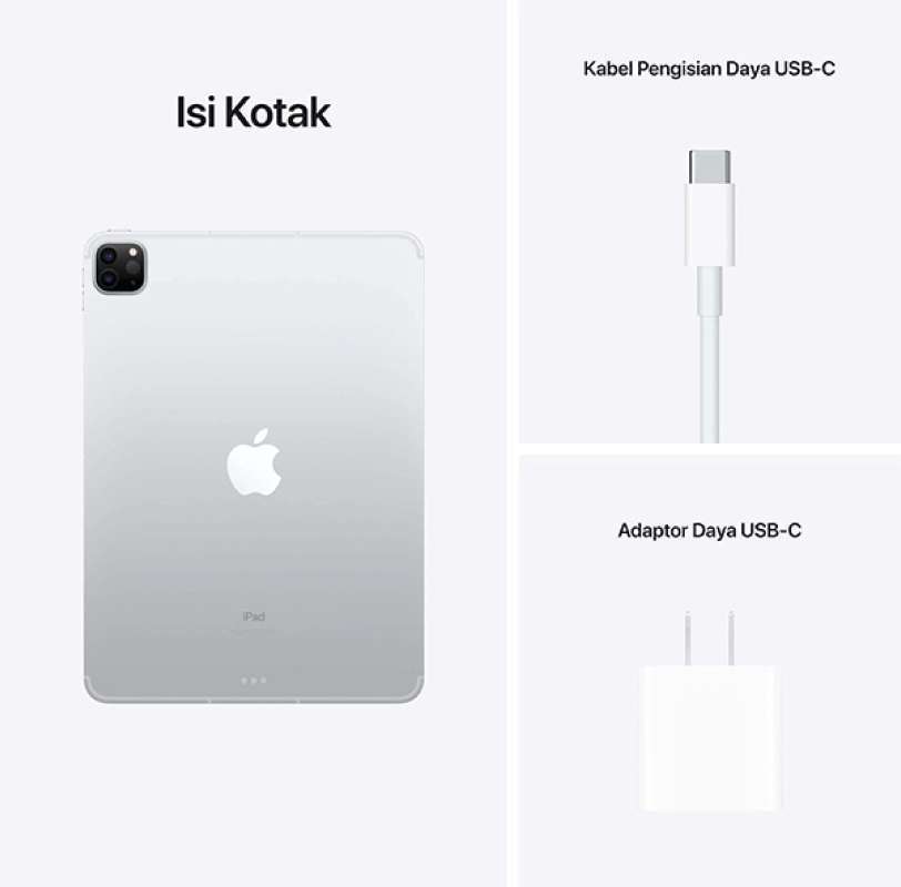 Promo iPad Pro 11 Inci (generasi Ke-3) - 1 Tb Silver Wi-fi Diskon 10% ...