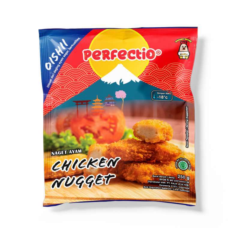 Jual Perfectio Chicken Nugget 250gr Naget Ayam Beku Instan Halal di ...