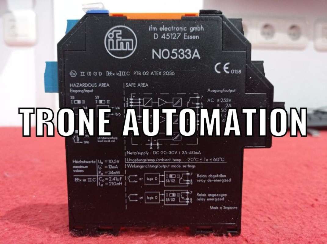 Jual Ifm N0533a No533a Switching Amplifier 24v Vdc Dual Channel Ready Stok Di Seller Trone ...