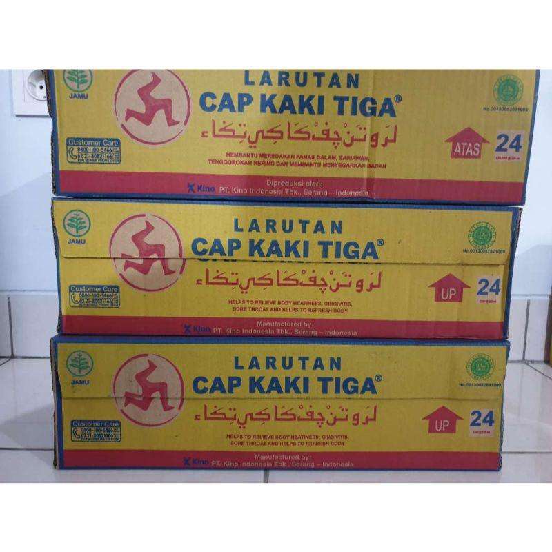 Jual Larutan Penyegar Cap Kaki Tiga 320ml - 1 Dus (24 Kaleng) di Seller Toko Kayla - Bantar Jati ...