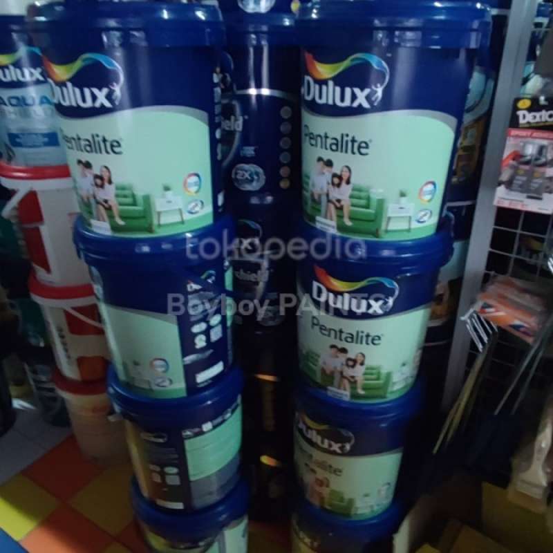 Promo Cat Tembok Dulux Pentalite Brilliant White Bw Ukuran 20 Liter