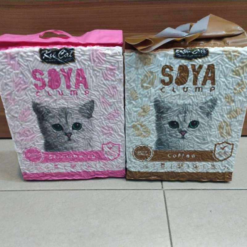 Jual Pasir Kucing Kit Cat Soya Clump 7 Liter Wangi dan Bebas Debu di ...