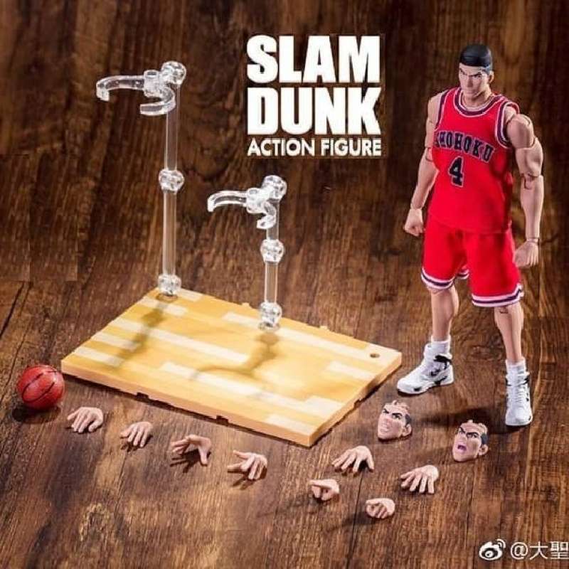 Jual Dasin Model Slam Dunk Anime - Takenori Akagi RED Shohoku Captain 1 ...