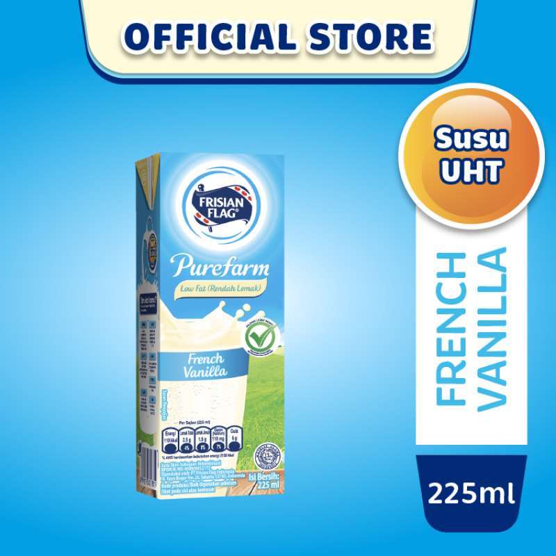 Jual SMG/JOG/SOLO - Frisian Flag Low Fat French Vanilla Susu UHT [225 ... Jual SMG/JOG/SOLO - Frisian Flag Low Fat French Vanilla Susu UHT [225 ...