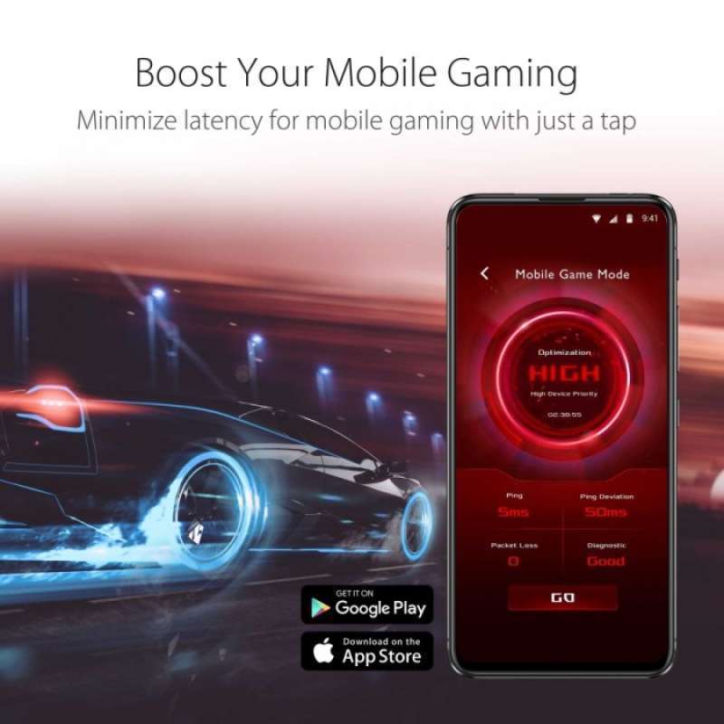 Promo Asus Rt-ax82u Ax82 Wifi 6 Dual Band Wi-fi Ax5400 Gaming Router ...