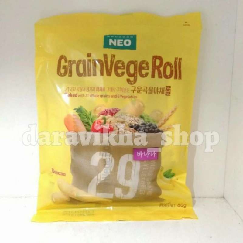 Jual Neo Grainvege Roll Banana 80gr di Seller Daravikha_shop - Sarua ...