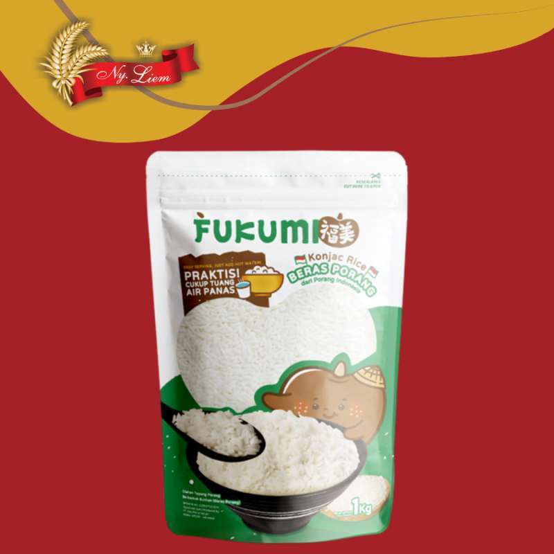 Promo FUKUMI Beras Porang / Konjac Rice 1 kg Diskon 8% di Seller TBK Ny ...