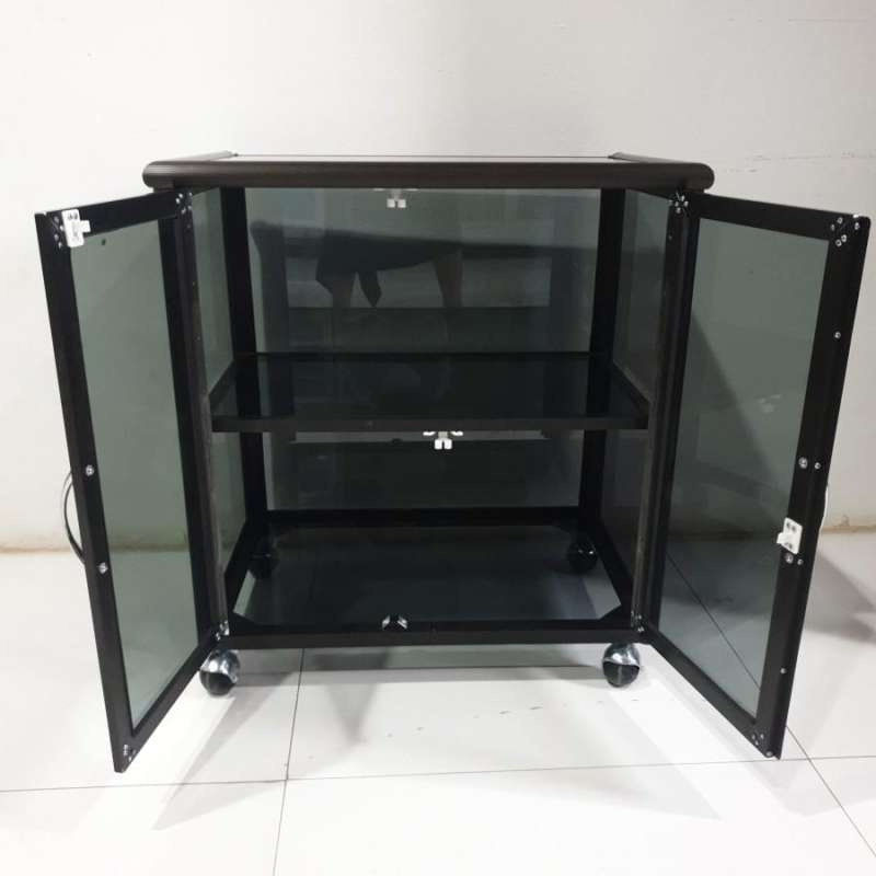 Jual Lemari Serbaguna 60X40X67 Cm Rak Aluminium Coklat 2 Susun Full ...