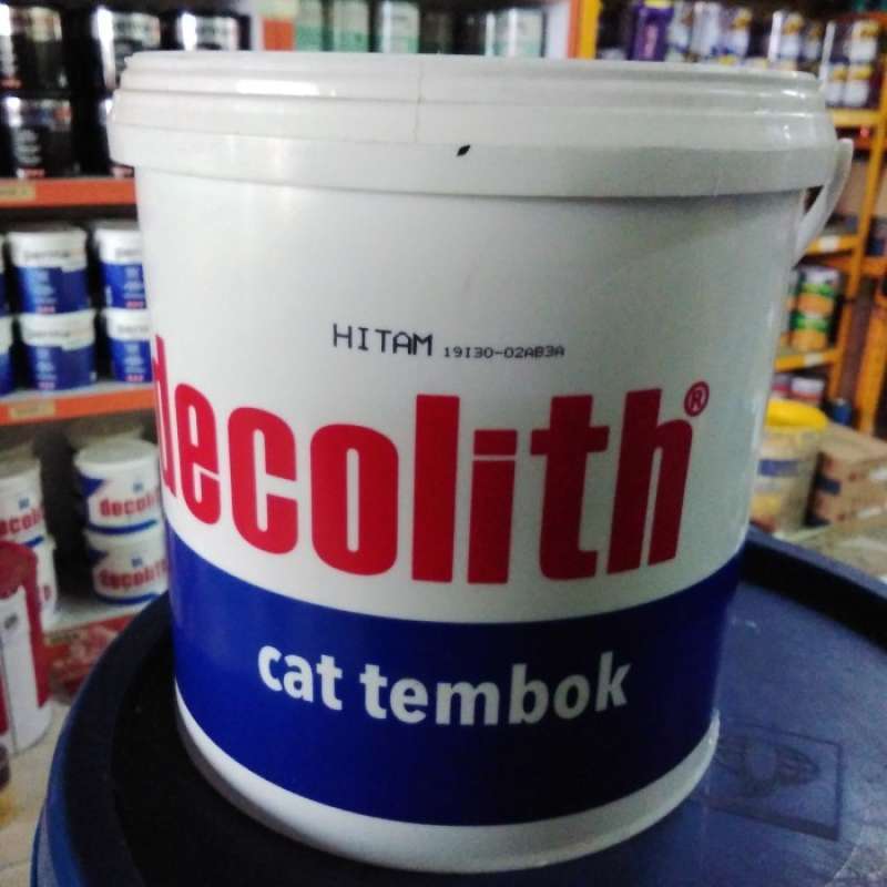 Promo Decolith 25 Kg Hitam Cat Tembok Diskon 15% di Seller KEFIRA STORE ...