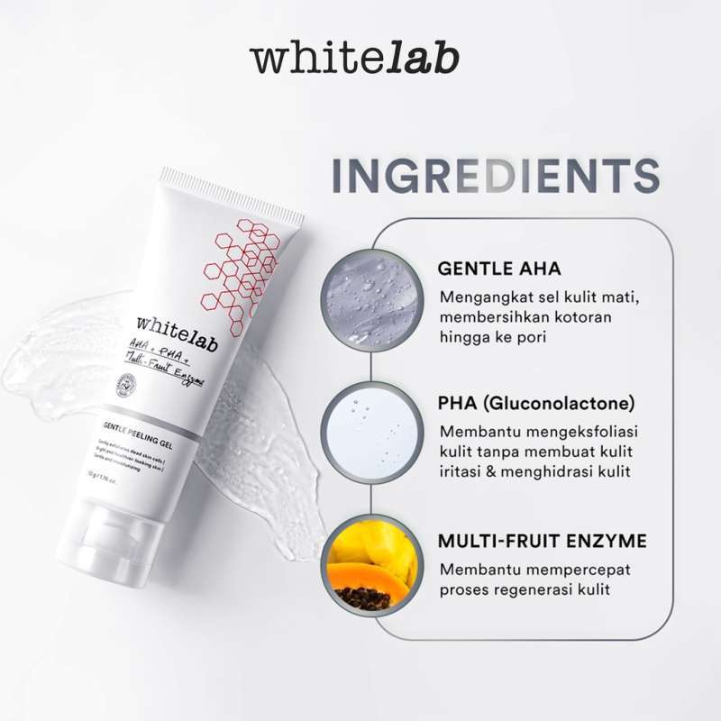 Jual Whitelab Gentle Peeling Gel - 50gr Di Seller Ponny Beaute - Kebon ...