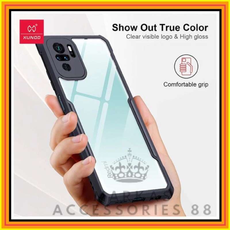 Promo XIAOMI REDMI NOTE 10S XUNDD ORIGINAL HARD CASE SOFT CLEAR COVER CASING Diskon 24% di ...