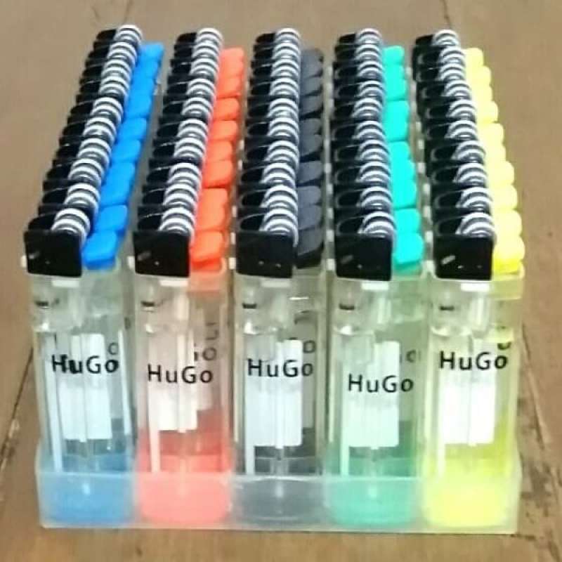 Promo Korek Api Gas HUGO / Gas Lighter (Kemasan pack) Diskon 26% di ...