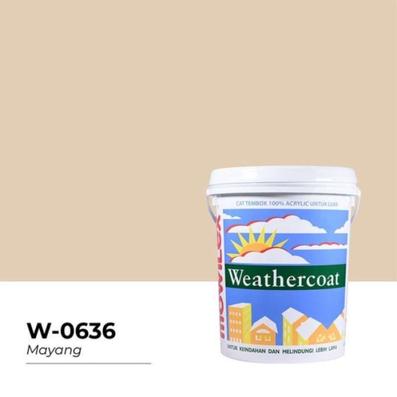 Promo Mowilex Weathercoat W 0636 Mayang 2 5 Liter Galon Cat Tembok