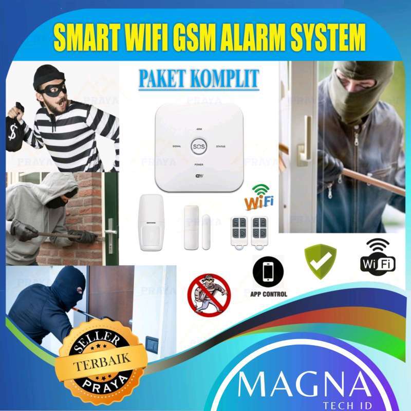 Jual SMART WIFI GSM ALARM SYSTEM SECURITY RUMAH RUKO KANTOR di Seller ...