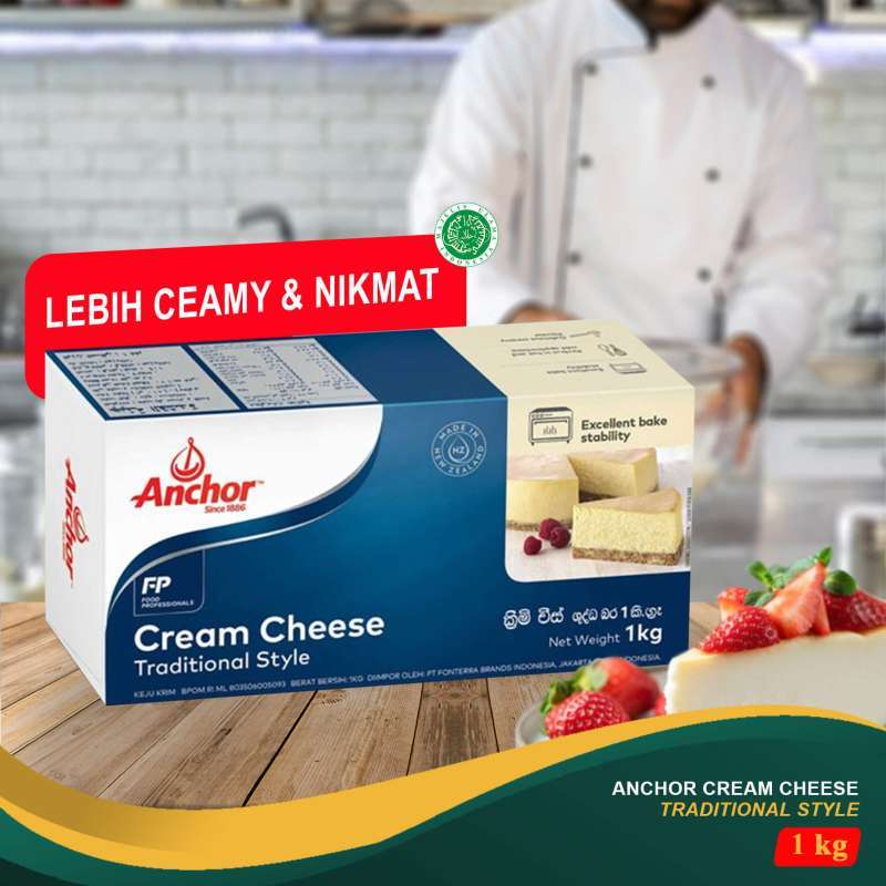 Jual Anchor Cream Cheese (Krim Keju) 1kg di Seller waradanaparvez ...
