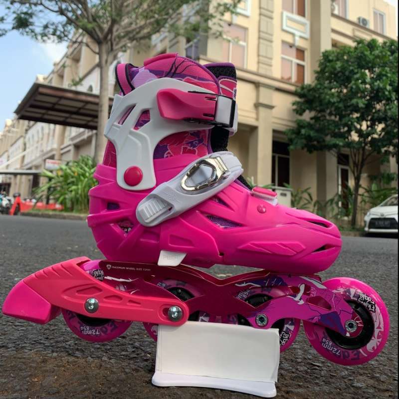 Jual Sepatu Roda Inline Skate Junior Flying Eagle S5s Plus Pink di ...