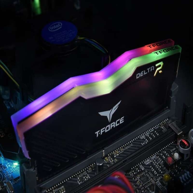 Promo Team T-Force Delta RGB 16GB (2X8GB) 3200Mhz BLACK - Dual Channel ...