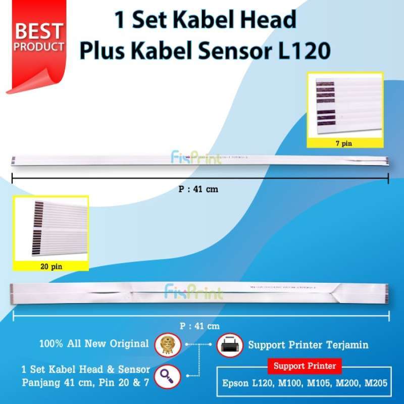 Jual Set Kabel Head Sensor Epson L120 L130 Flexible Cable Printer 8413