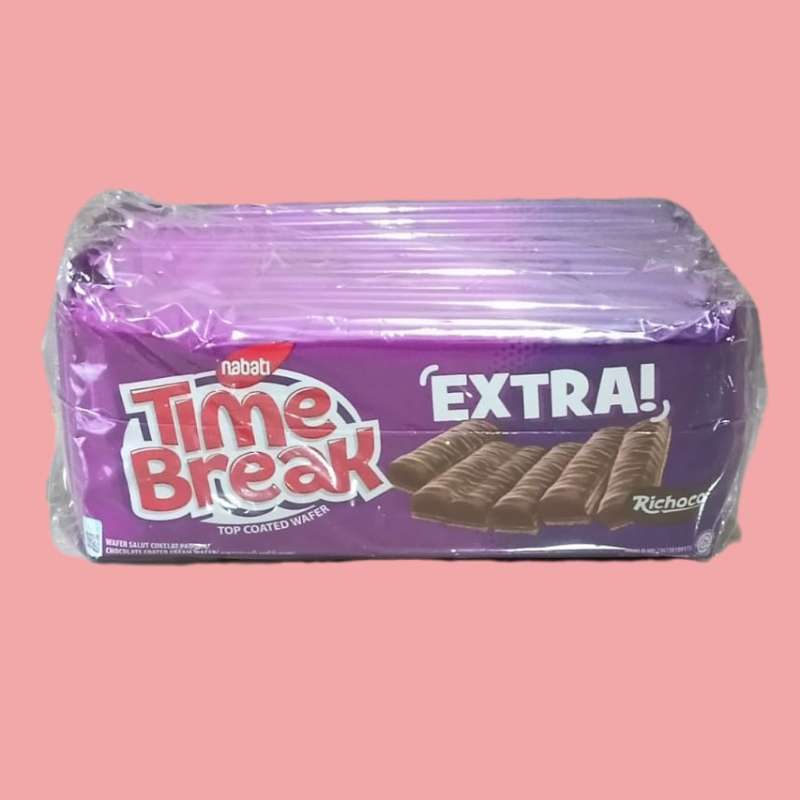 Jual Nabati Time Break Wafer Coklat 35 Gr [10 Pcs/pack] Di Seller ...
