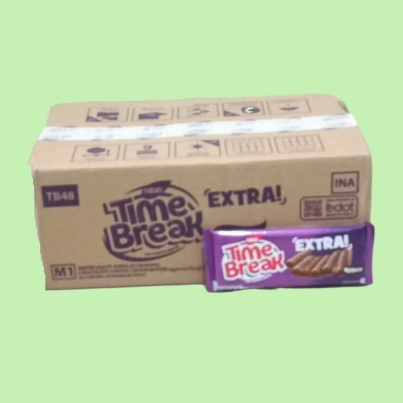 Jual Nabati Time Break Wafer Coklat 35 Gr [10 Pcs/pack] Di Seller ...