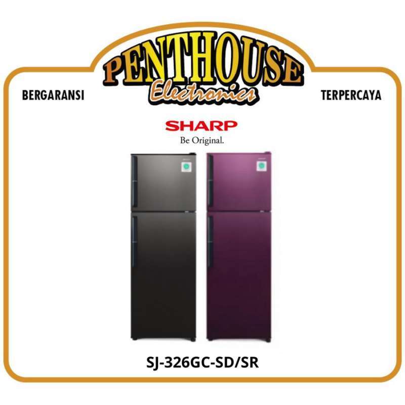 Jual Sharp Kulkas 2 Pintu SJ-326GC-SD/SR / SJ 326 GCSD GCSR di Seller ...