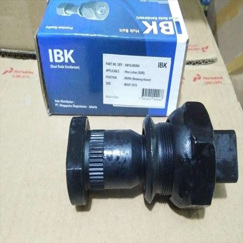 Jual Baut Roda Hub Bolt Truk Hino Lohan Jumbo Suri Belakang Kiri Ibk Di ...