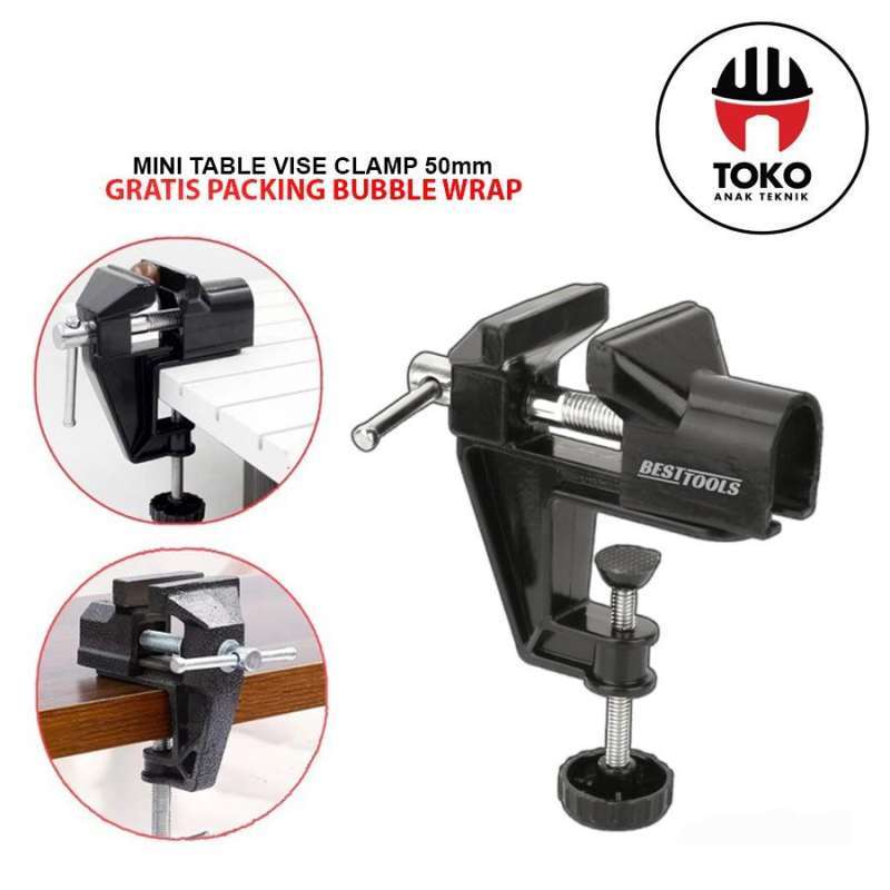 Jual Ragum Klem Catok Meja / Mini Table Vise Clamp 50mm di Seller TOKO ...