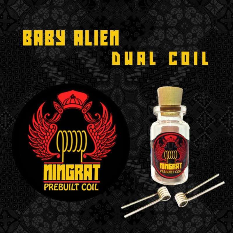 Jual Authentic Ningrat Prebuilt Coil Baby Alien Fused Clapton Ni80 ...