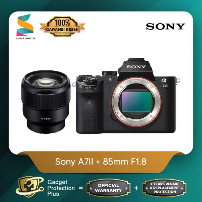 Promo Sony Digital Camera Alpha 7 II Black plus 85mm F/1.8A7 II FE 85mm F1.8 Diskon 9% di Seller ...