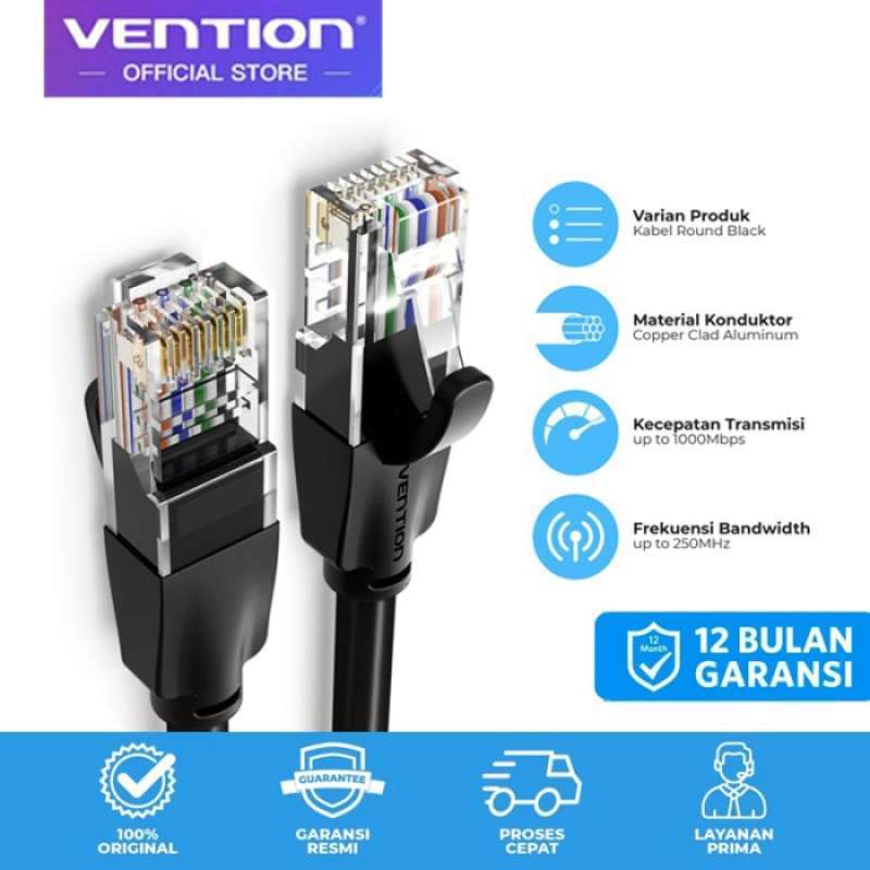 Promo Vention Ibe 10M Kabel Lan Ethernet Rj45 Cat.6 Utp Diskon 13% di Seller Valmai Store ...