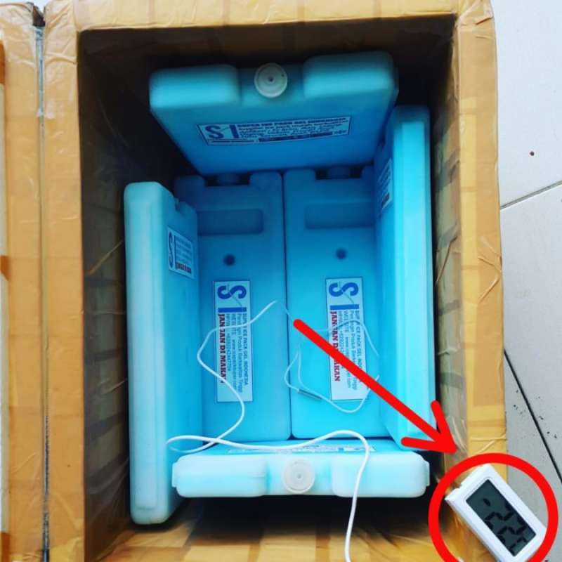 Jual ice pack bata ( 9 22 3cm ) blue ice pack gel dry ice gel frizjel ...
