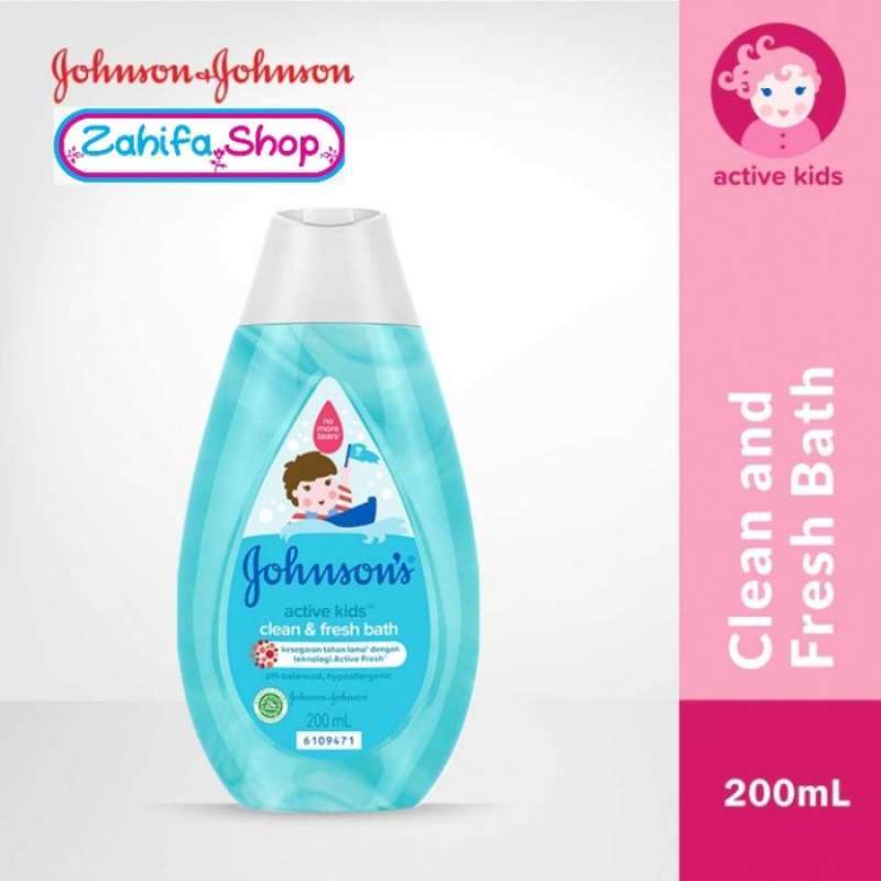 Promo Sabun JOHNSON'S Active Kids Clean Fresh Bath 200ml Diskon 5% di Seller oto manja store ...