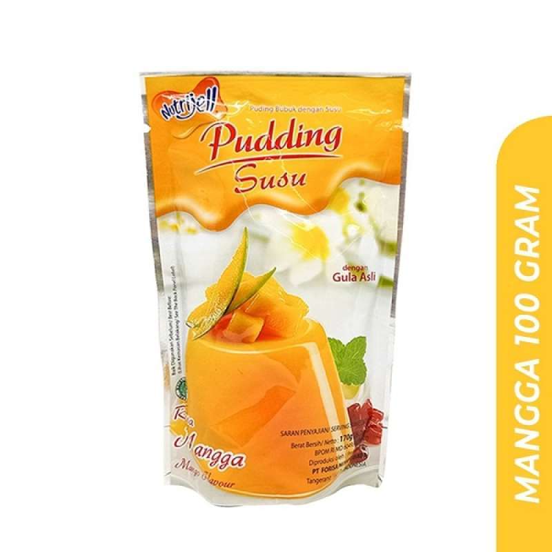 Jual NUTRIJELL PUDDING SUSU RASA MANGGA SANTAN LAPIS VARIAN RASA ...