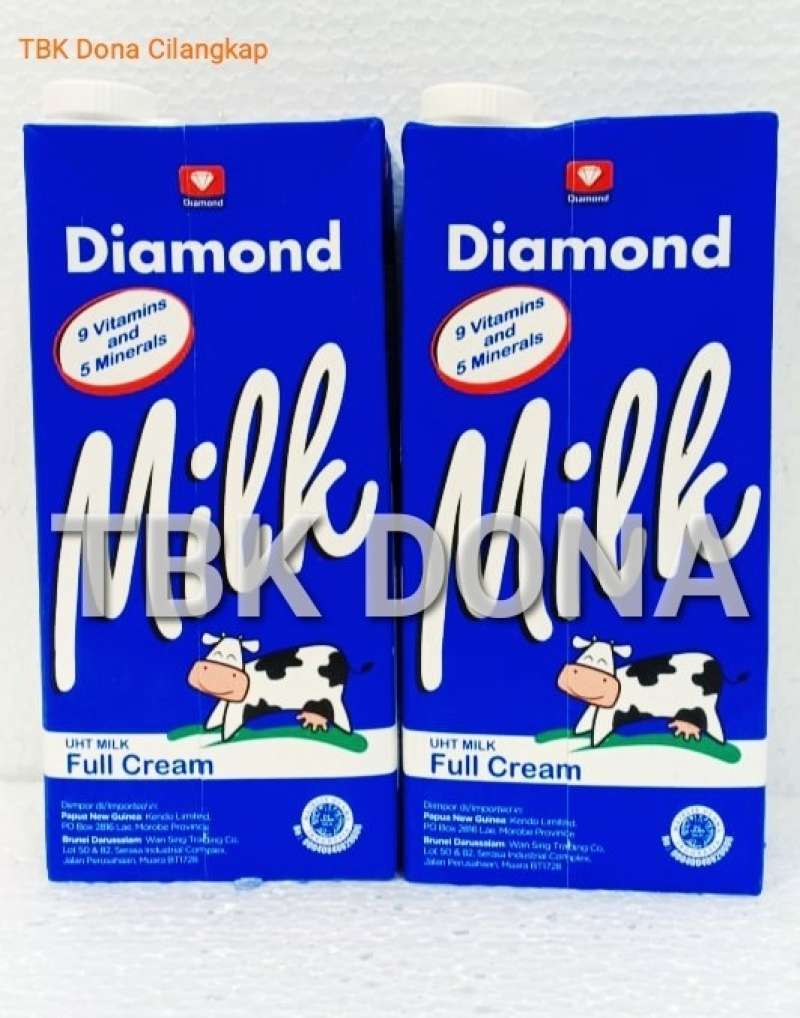 Promo Diamond Milk Susu Full Cream 1 Liter X 12 Pcs Murah Diskon 11% di ...