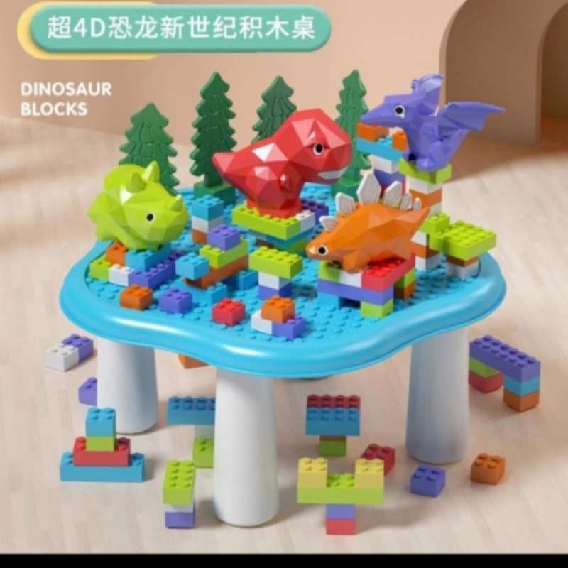 Jual Mainan Edukasi Anak Bluck Leego Susun Dinosaurus Set +Meeja di ...