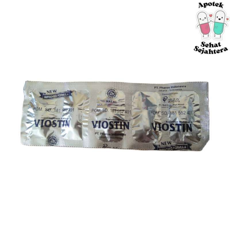 Jual VITAMIN VIOSTIN NEW IMPROVED FORMULA STRIP ISI 5 KAPLET di Seller ...