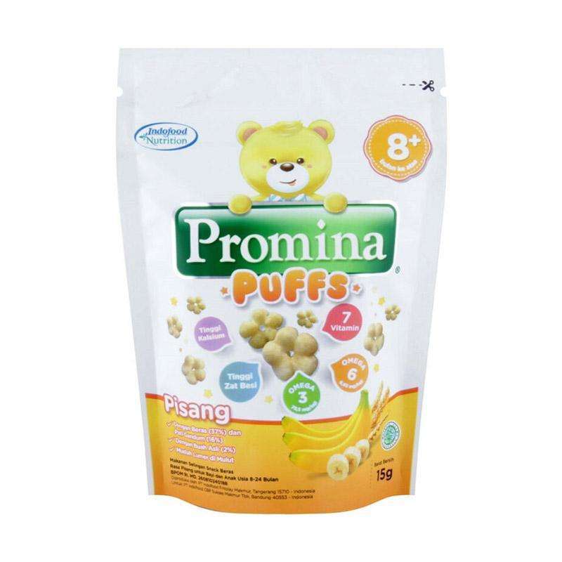 Promo Promina 8+ Puffs Pisang Snack Bayi [15 gr] Diskon 24% di Seller ...
