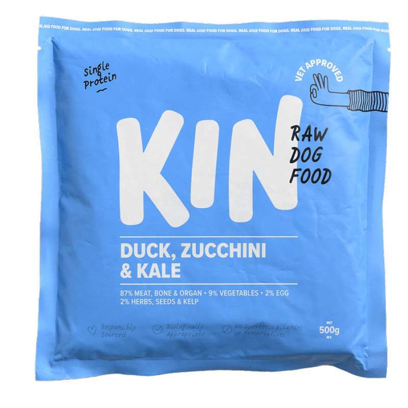 Jual Kin Dog Food - Duck Zucchini & Kale 500G di Seller DENTA PET SHOP ...