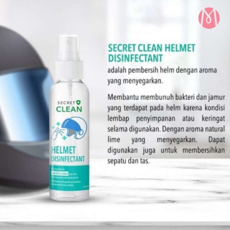 Promo Secret Clean Helmet Disinfectant Spray 100ml Pembersih Helm ...