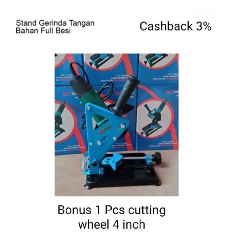 Promo Promo Stand Gerinda Full Besi (BUKAN CORAN) 2,2KG Bonus Cutting ...