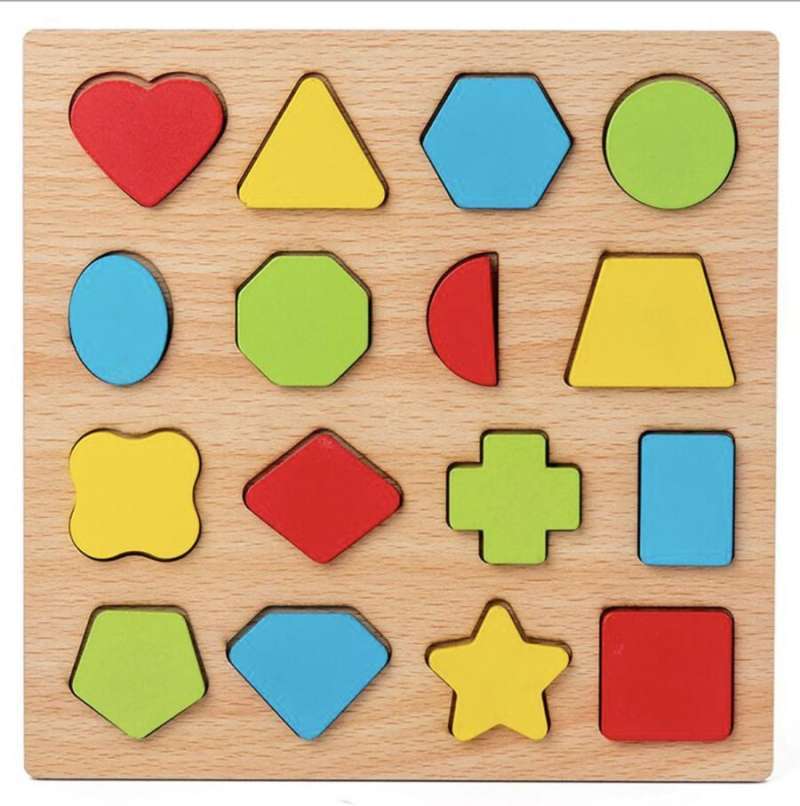 Jual Medium Chunky Puzzle Huruf Angka dan Bentuk Geometri di Seller ...