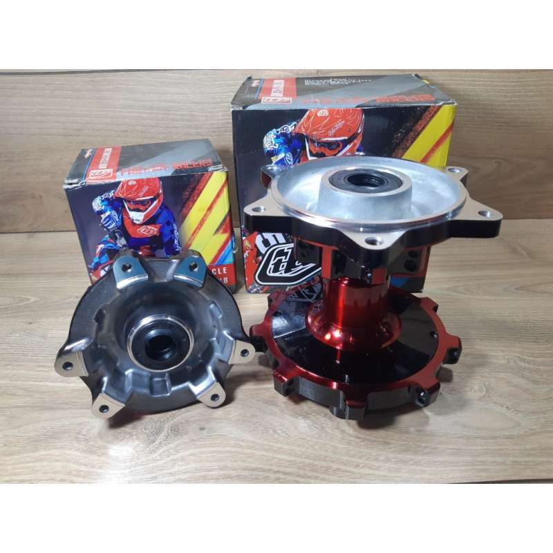Jual TROMOL SET CRF 150 L DEPAN BELAKANG TLD RED BLACK 36 HOUL DOUBLE ...
